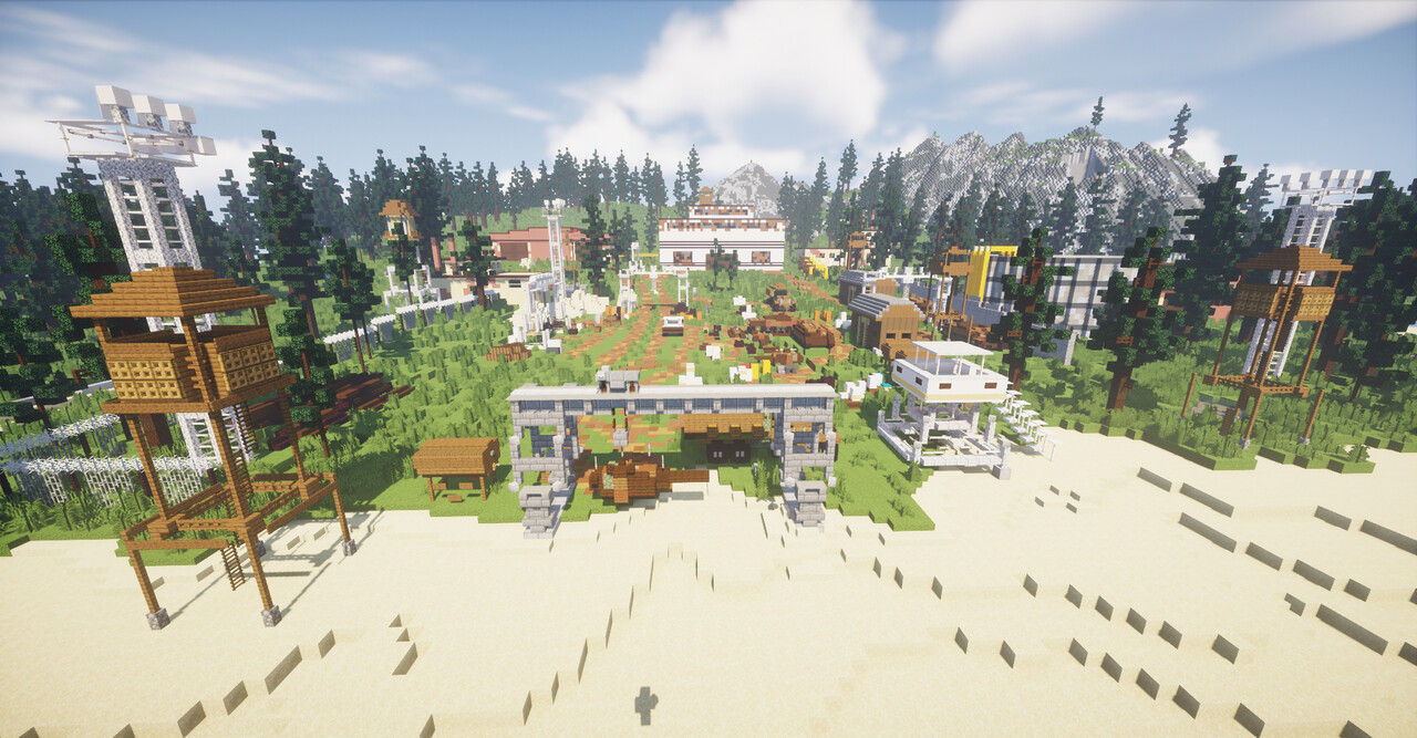 War Thunder Tank Hanger (Download) Minecraft Map