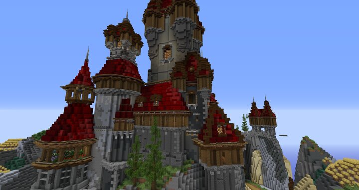 Castle hill Minecraft Map