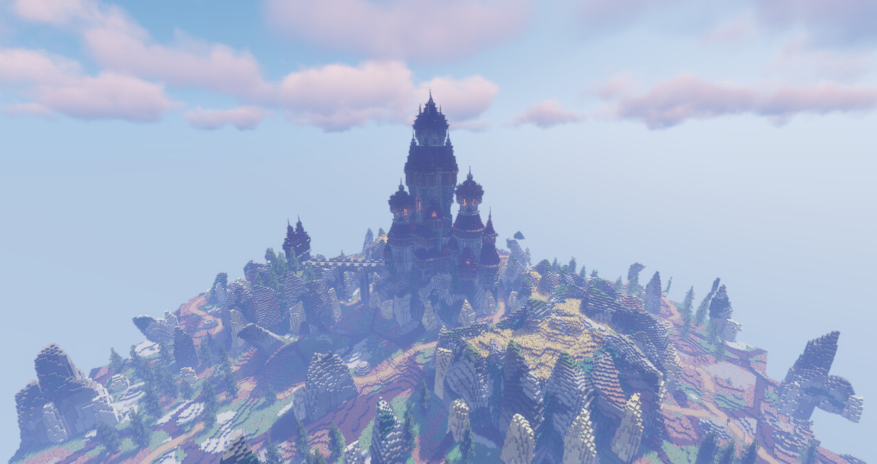 Castle hill Minecraft Map