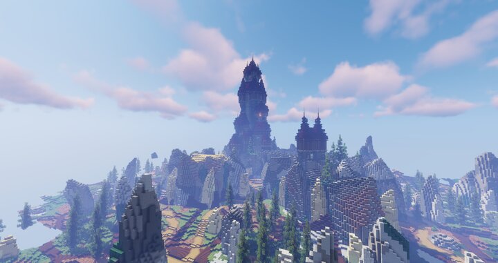 Castle hill Minecraft Map