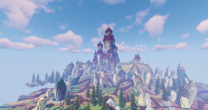 Castle hill Minecraft Map
