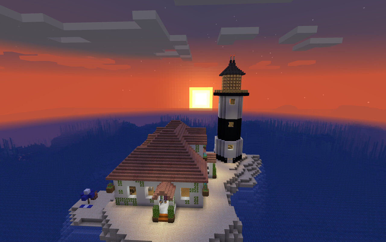 Lighthouse island Minecraft Map