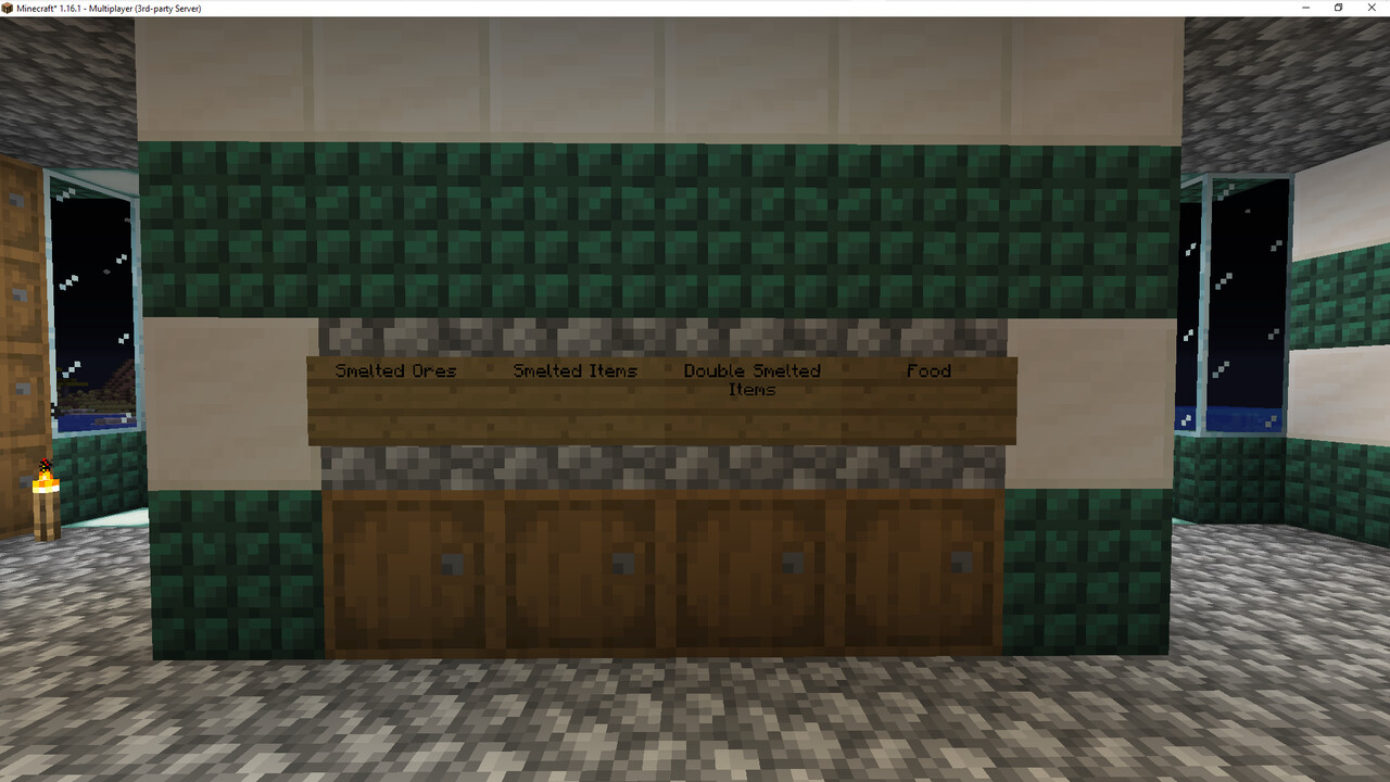 Auto Furnace system Minecraft Map