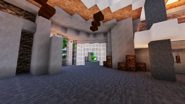 Jurassic Park Visitor Center V1 Minecraft Map