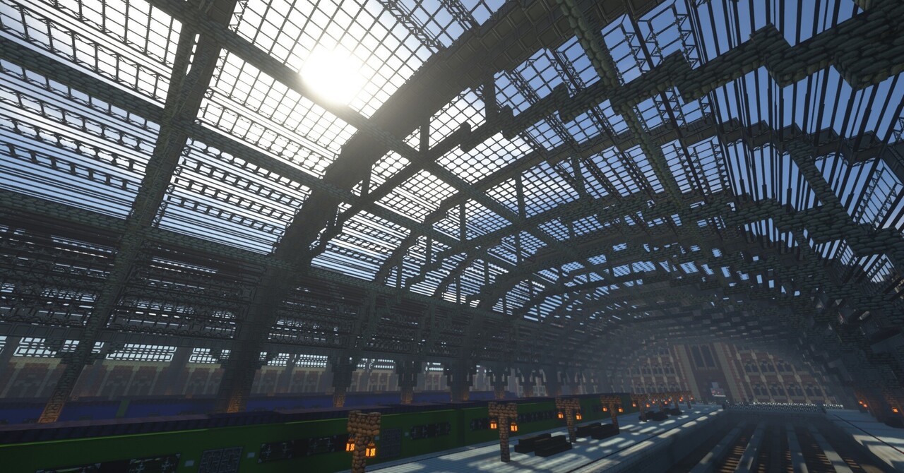 Gregerloo: A Grand Train Station Minecraft Map