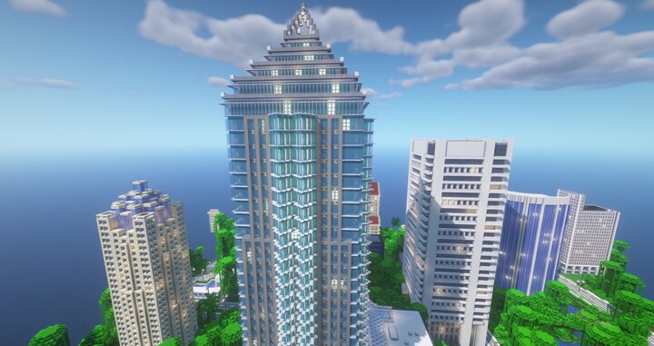 1:1 Montréal McGill tower Minecraft Map