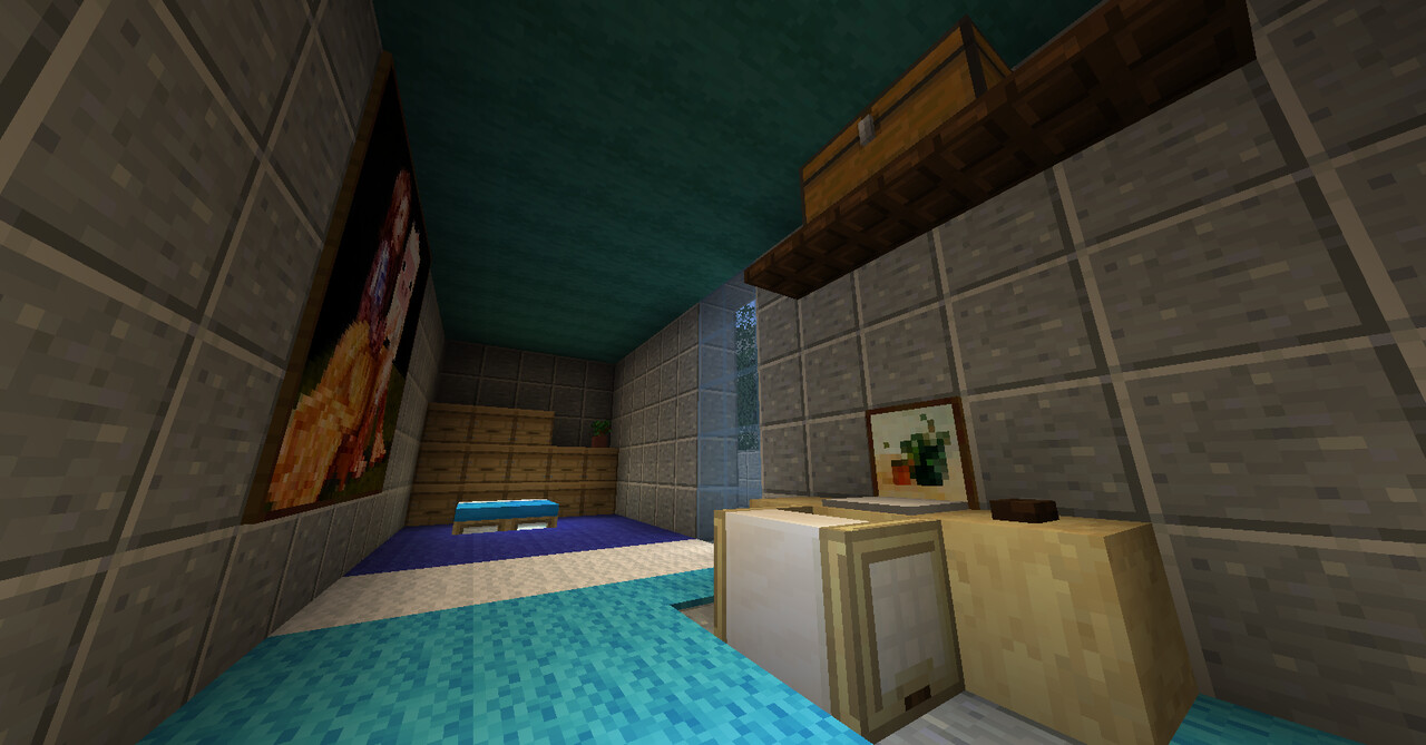 One part of terraced house Minecraft Map