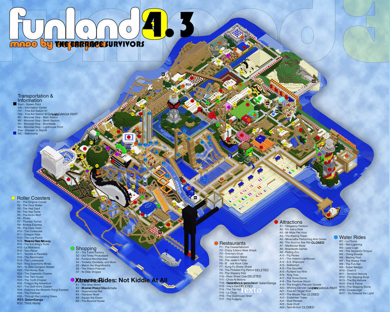 FunLand 4.3 Minecraft Map