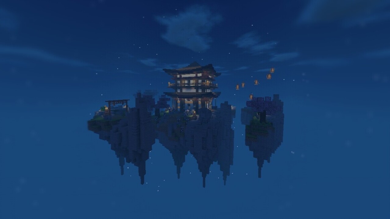 Flying Sakura Minecraft Map
