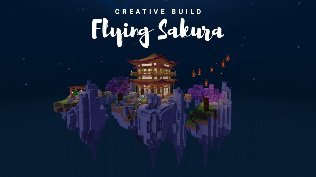Flying Sakura Minecraft Map