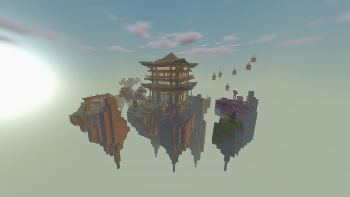 Flying Sakura Minecraft Map