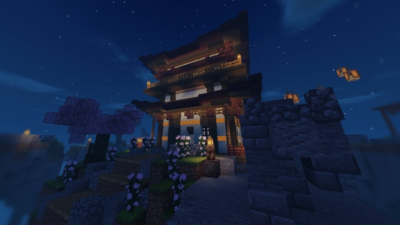 Flying Sakura Minecraft Map