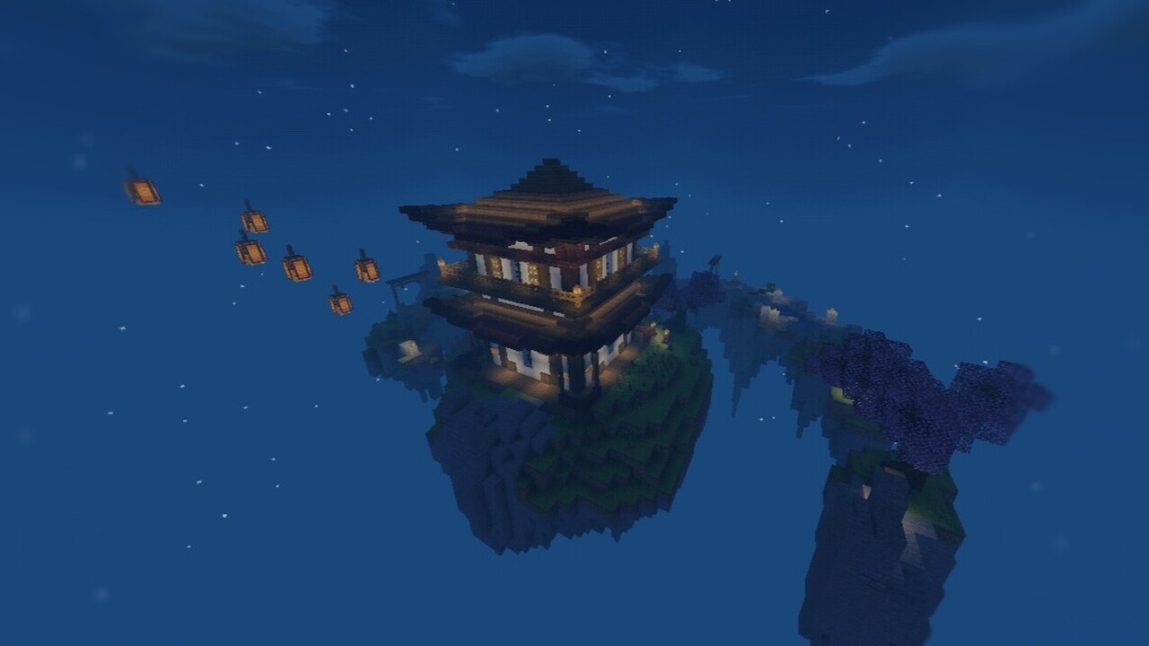 Flying Sakura Minecraft Map