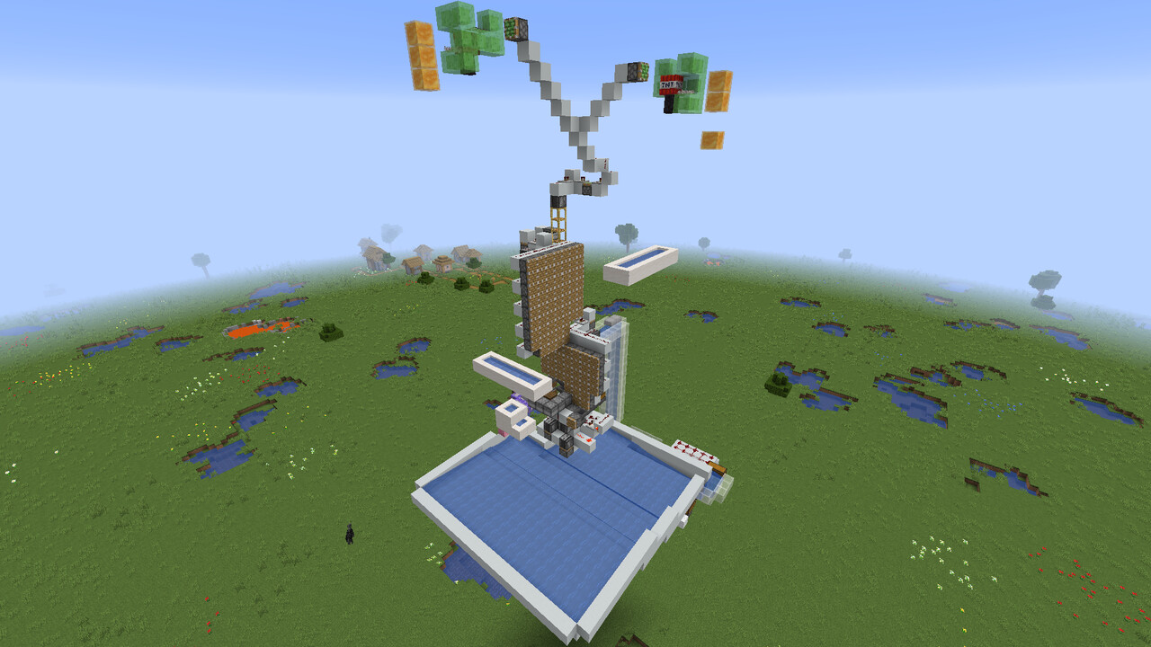 Simple Nether Tree Farm 4k Shroomlights/h Minecraft Map