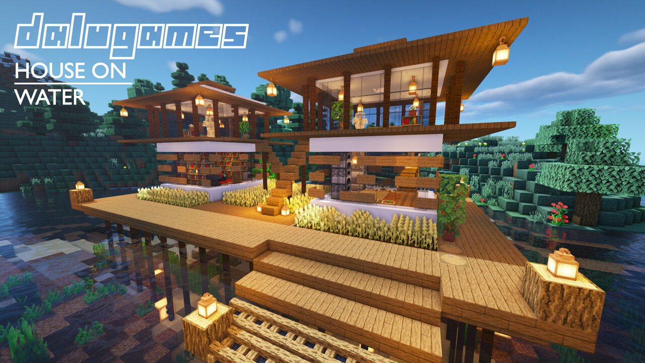 Minecraft: House on water Minecraft Map