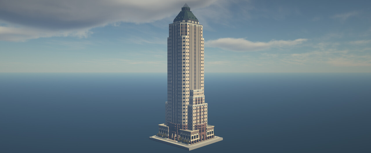 Worldwide Plaza - A Minecraft Recreation Minecraft Map