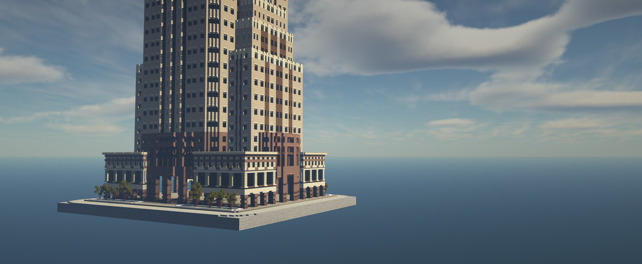 Worldwide Plaza - A Minecraft Recreation Minecraft Map