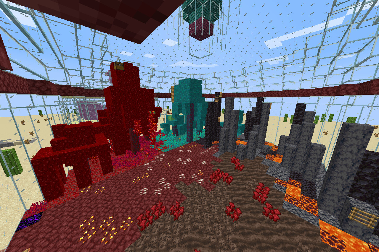 THE GLASS SHELTER Minecraft Map