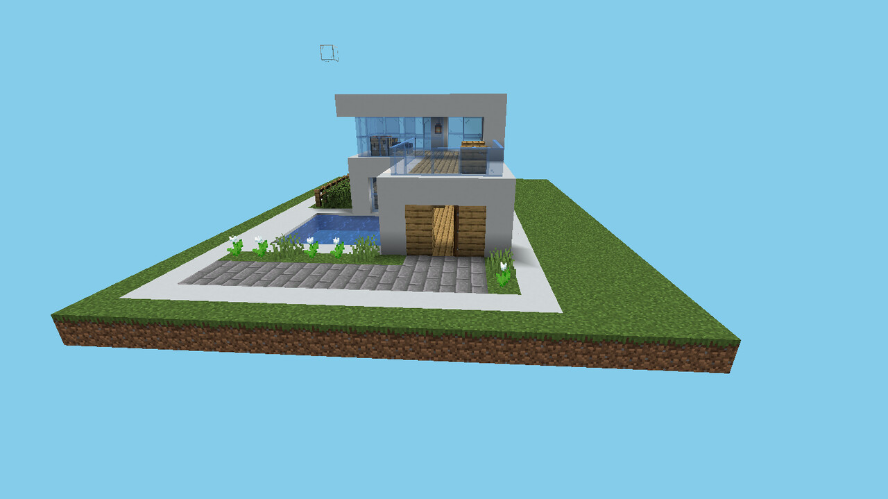 A super small Mordern House Minecraft Map