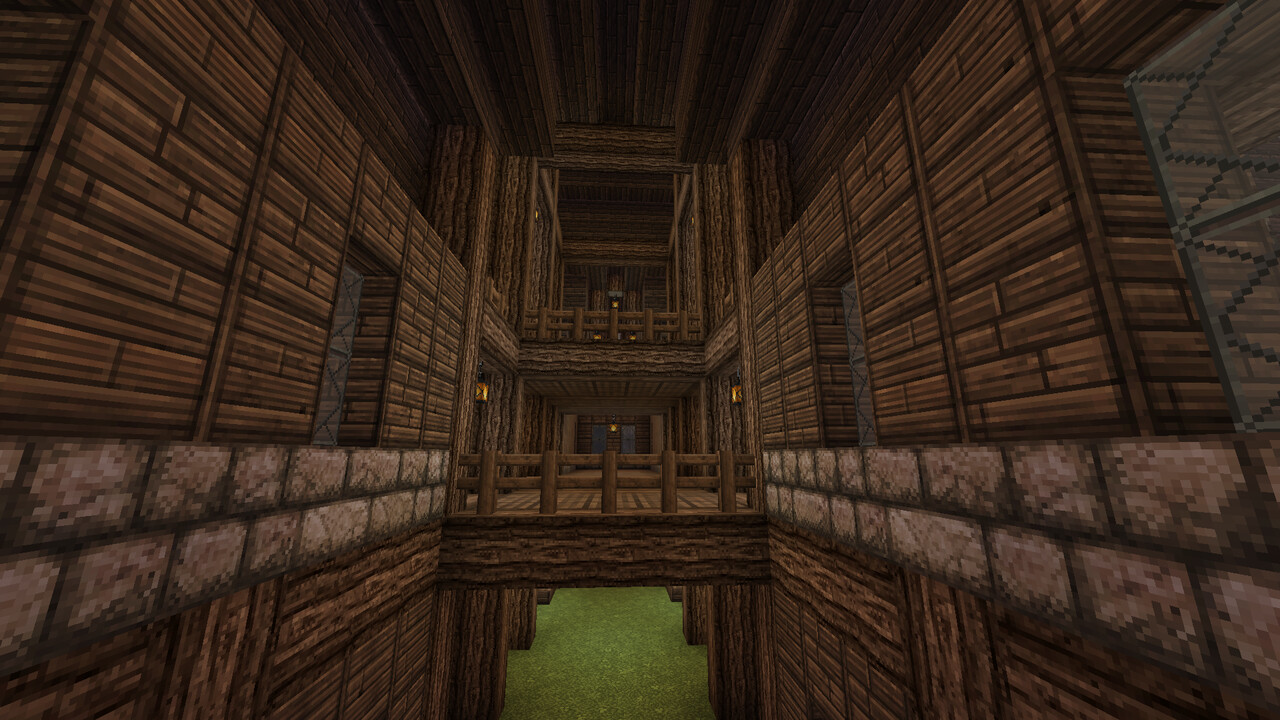 Large Town House Minecraft Map