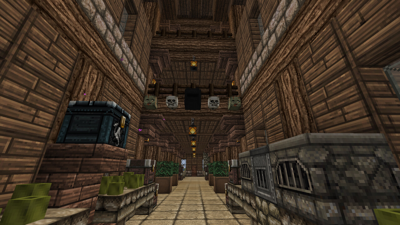 Large Town House Minecraft Map