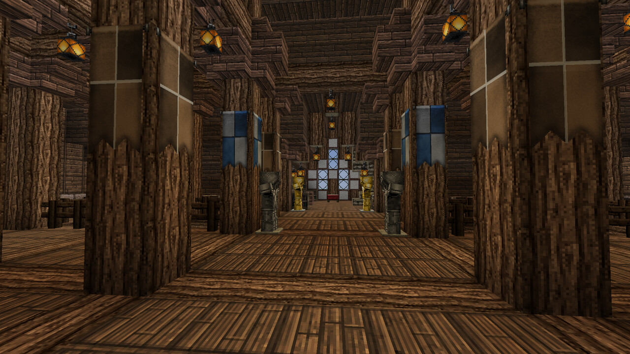 Large Town House Minecraft Map