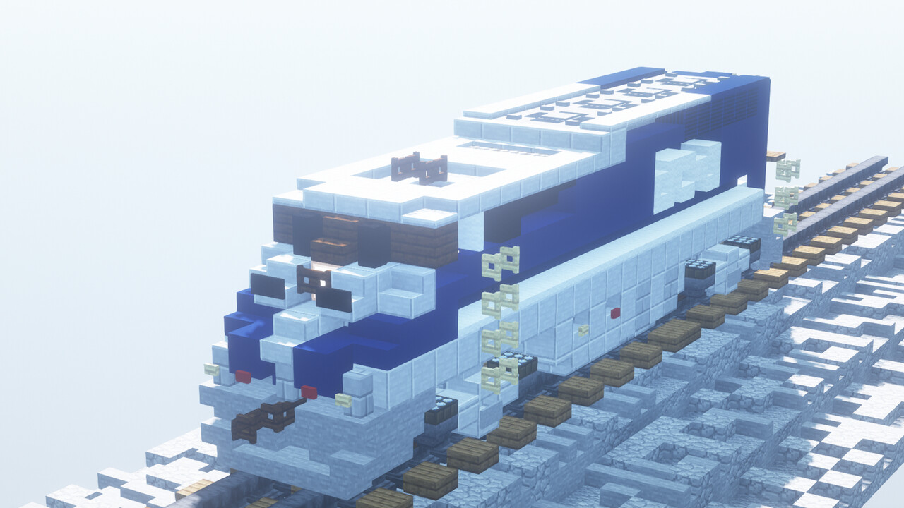 Amtrak Surfliner F59PHI {1.5:1 Scale} Minecraft Map