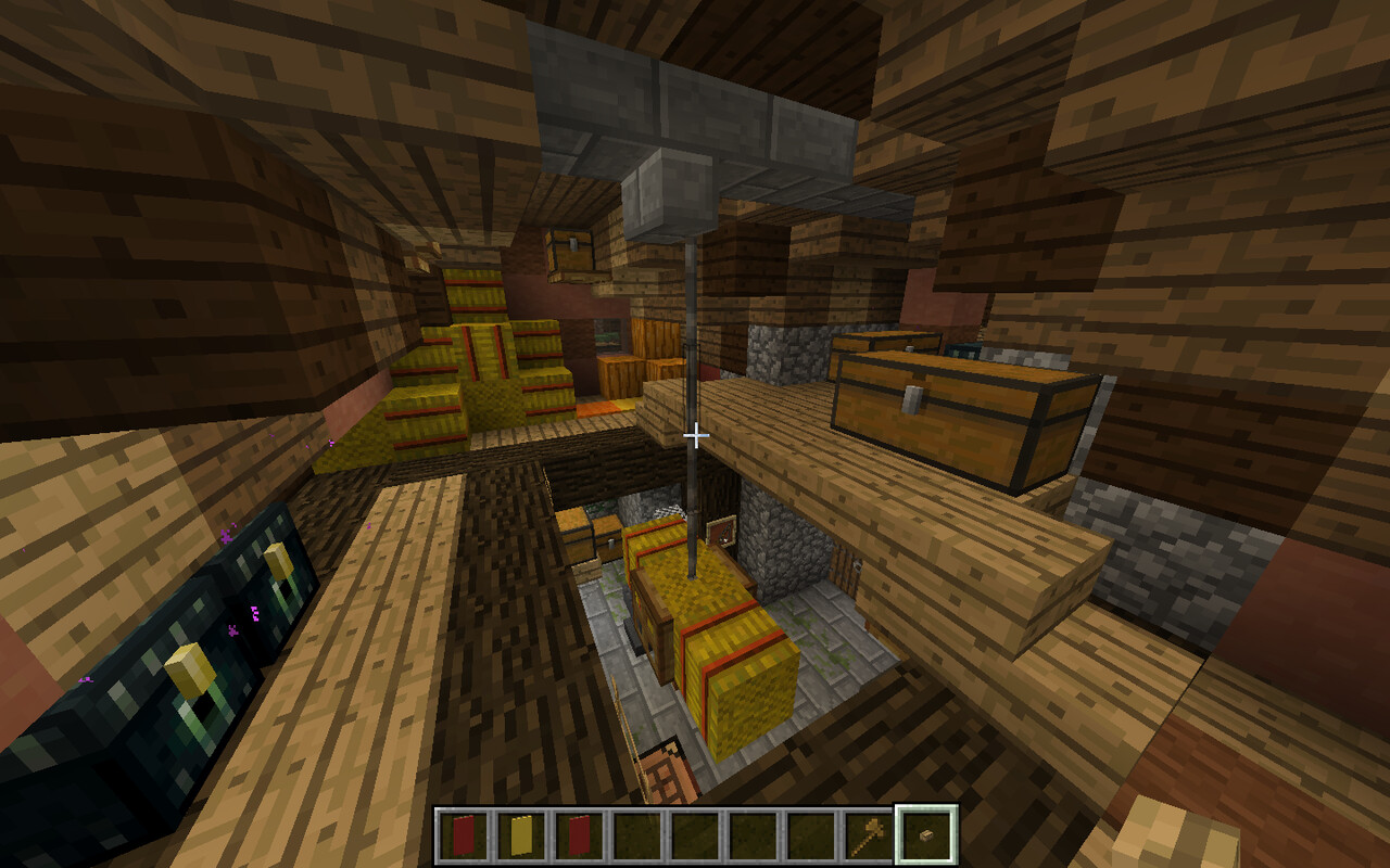 Medieval storages with interior Minecraft Map