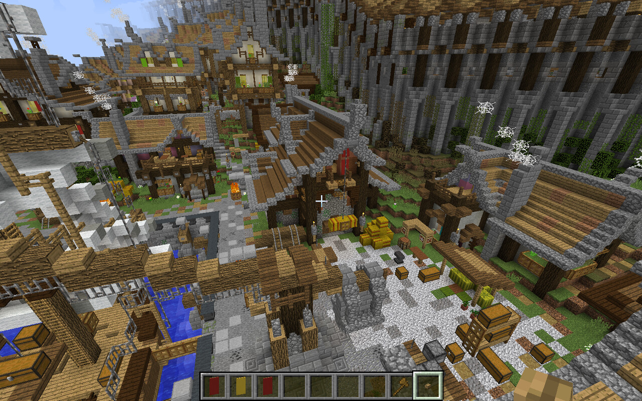 Medieval storages with interior Minecraft Map