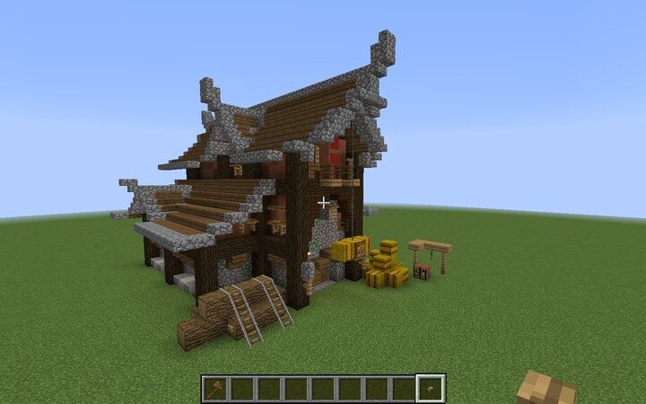 Medieval storages with interior Minecraft Map