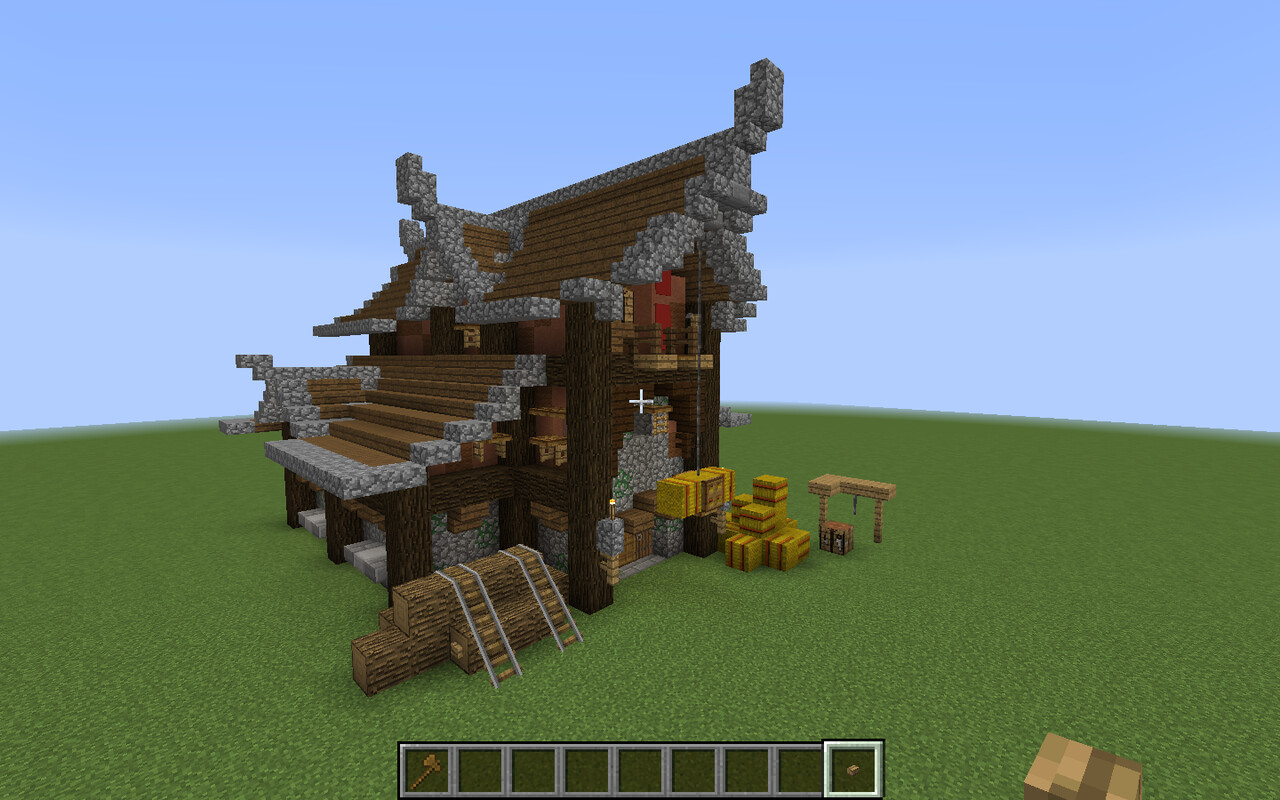 Medieval storages with interior Minecraft Map