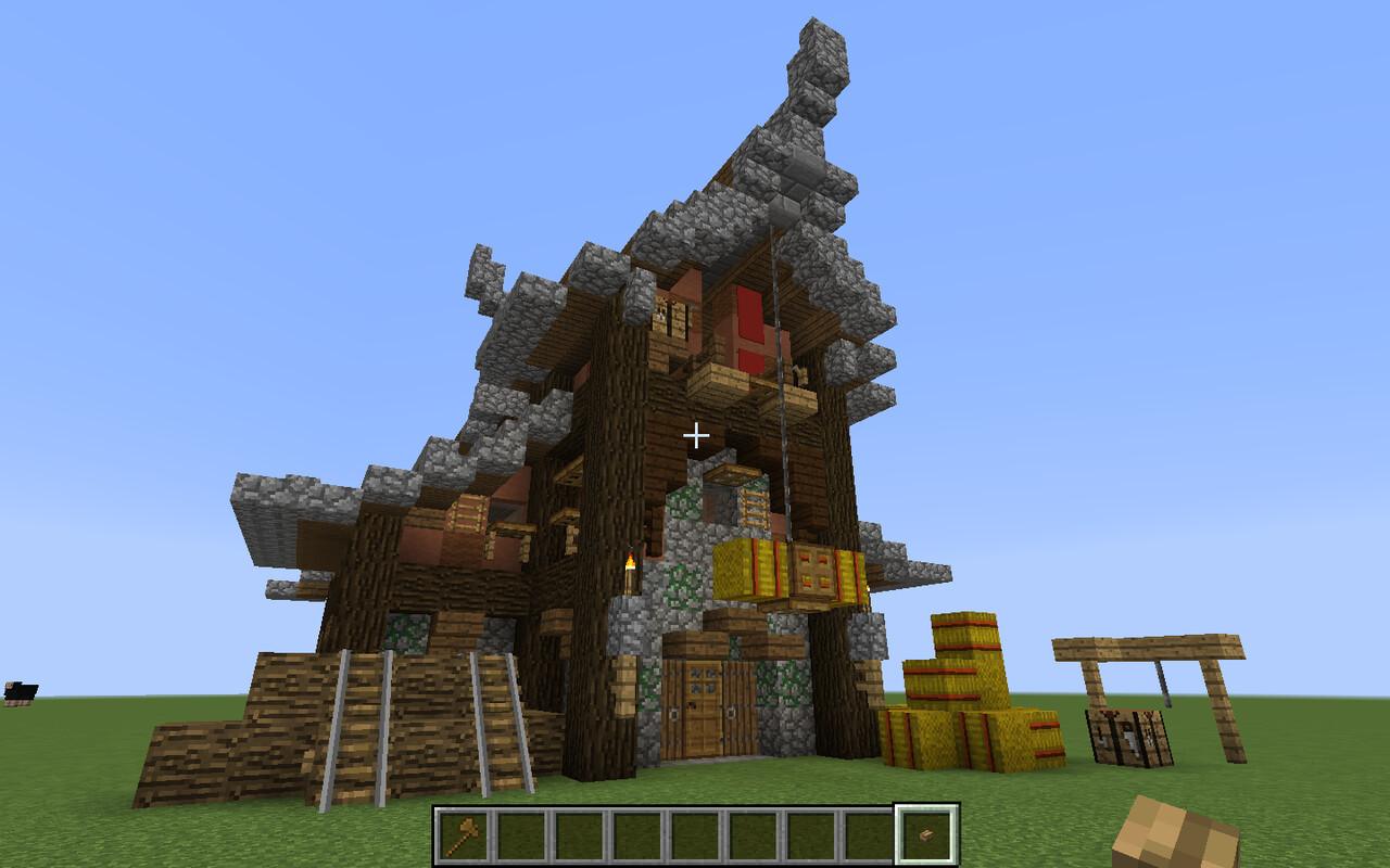 Medieval storages with interior Minecraft Map