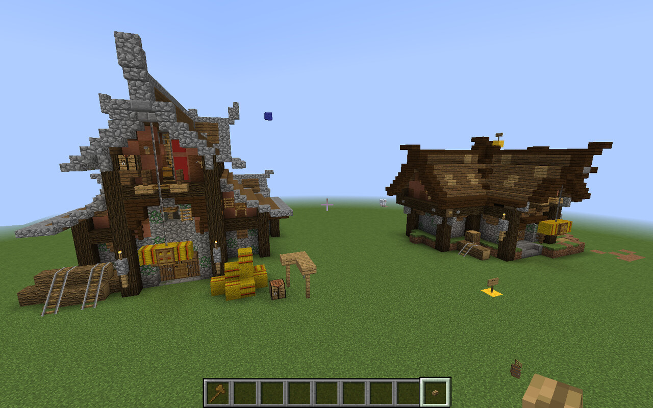 Medieval storages with interior Minecraft Map