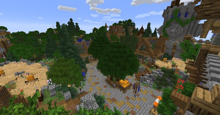 My Builds, on an extended SMP server (not my own server) Minecraft Map