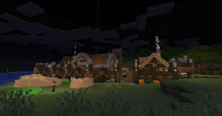 My Builds, on an extended SMP server (not my own server) Minecraft Map