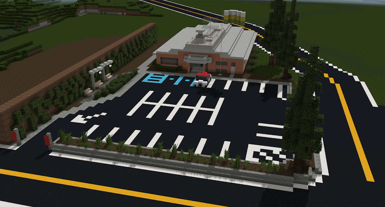 Community Hall Building Minecraft Map