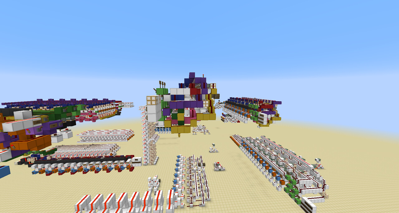 8 Bit Full Adder Minecraft Map