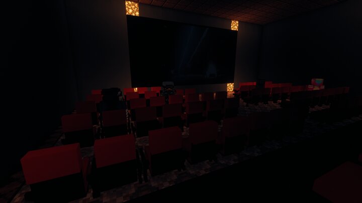 Movie Theater! With Mods (DOWNLOAD SOON!) Minecraft Map