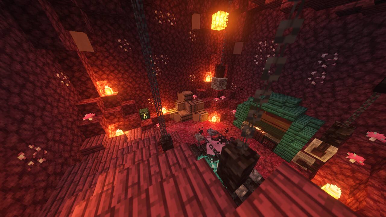 Mystic Warped Tree Hideout Minecraft Map