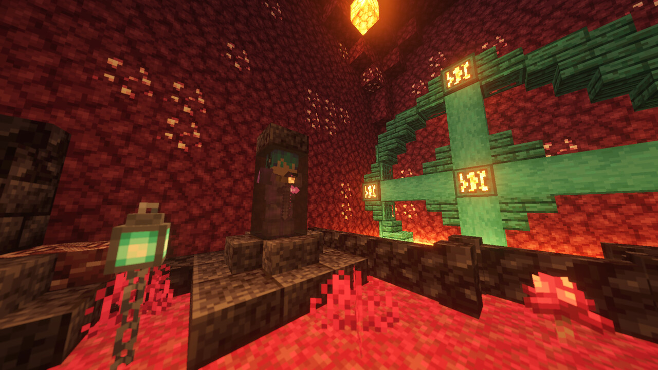 Mystic Warped Tree Hideout Minecraft Map