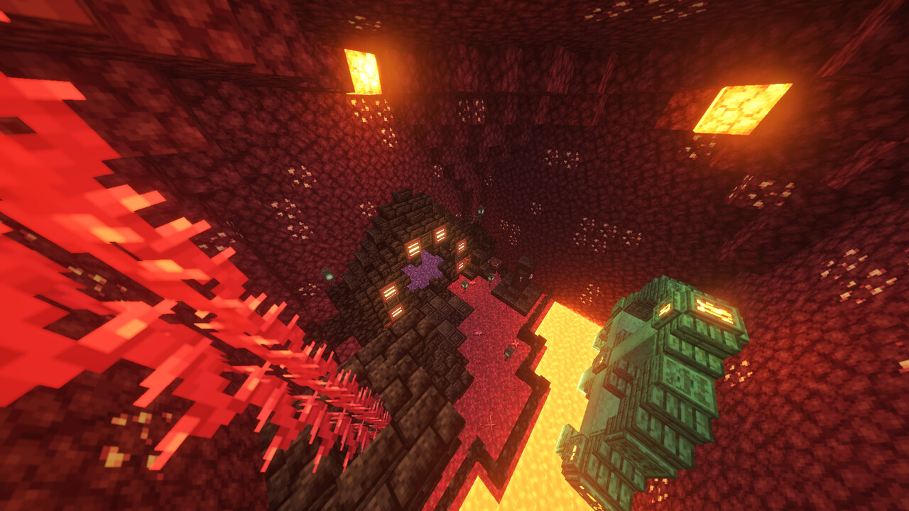 Mystic Warped Tree Hideout Minecraft Map