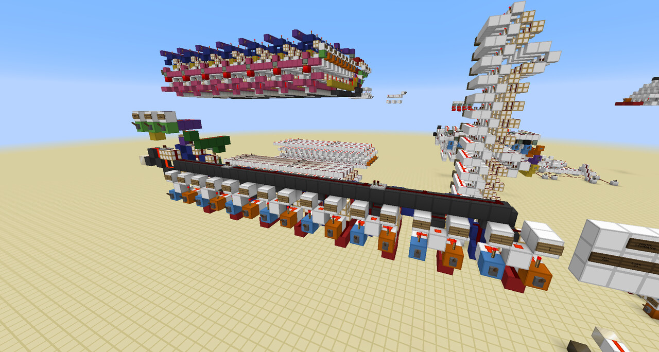 8 Bit Boolean Comparator Minecraft Map