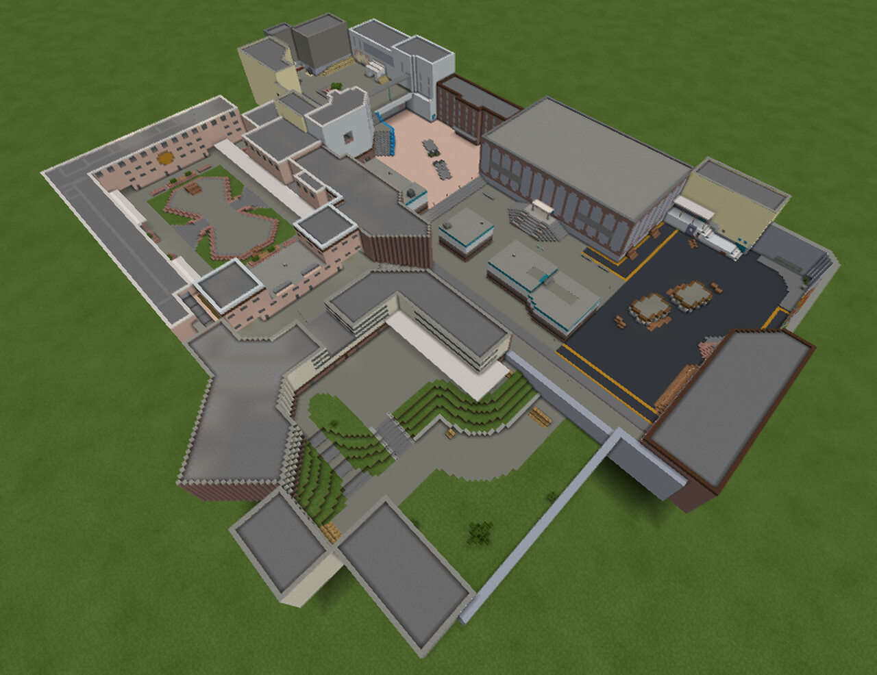 THPS 2 - SCHOOL II - ENTIRE LEVEL MAP! Minecraft Map