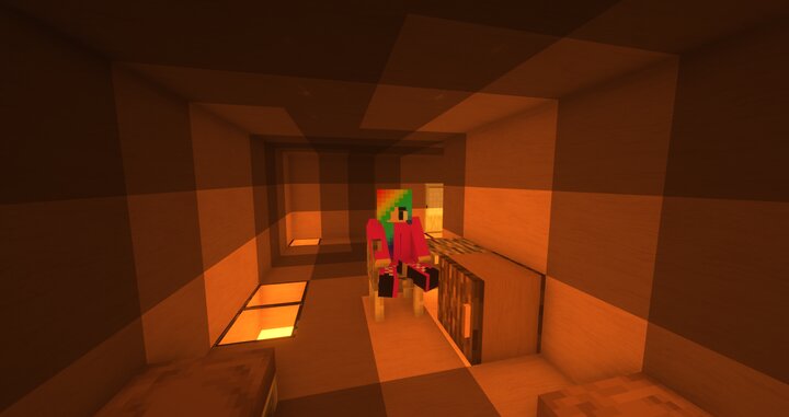 Small bunker for the zombie apocalypse Minecraft Map