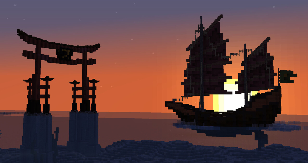 Japanese Bay Town - Beijanku Minecraft Map
