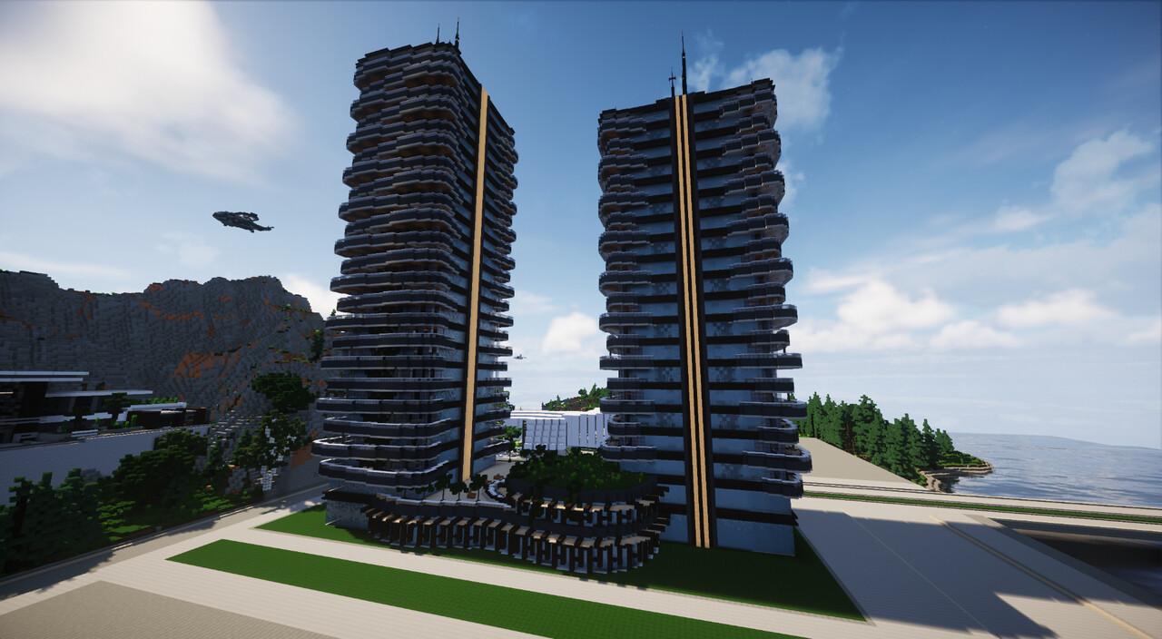 Modern Condos Towers | Capitol | MFC | Minecraft Map