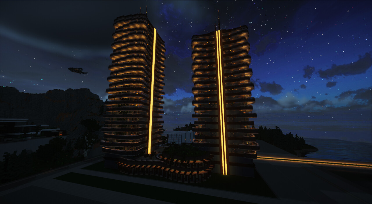 Modern Condos Towers | Capitol | MFC | Minecraft Map