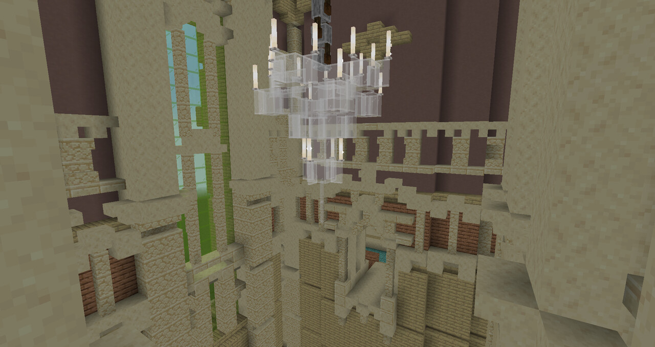 Underwater Water Palace Minecraft Map