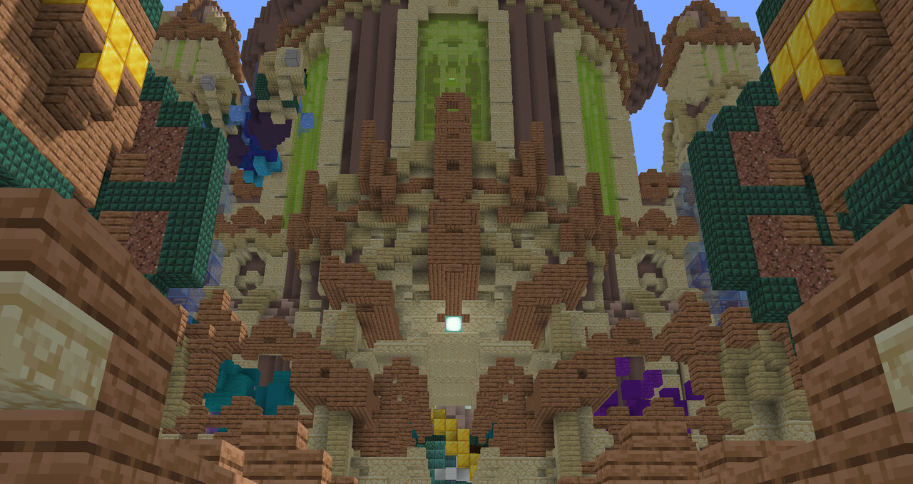 Underwater Water Palace Minecraft Map