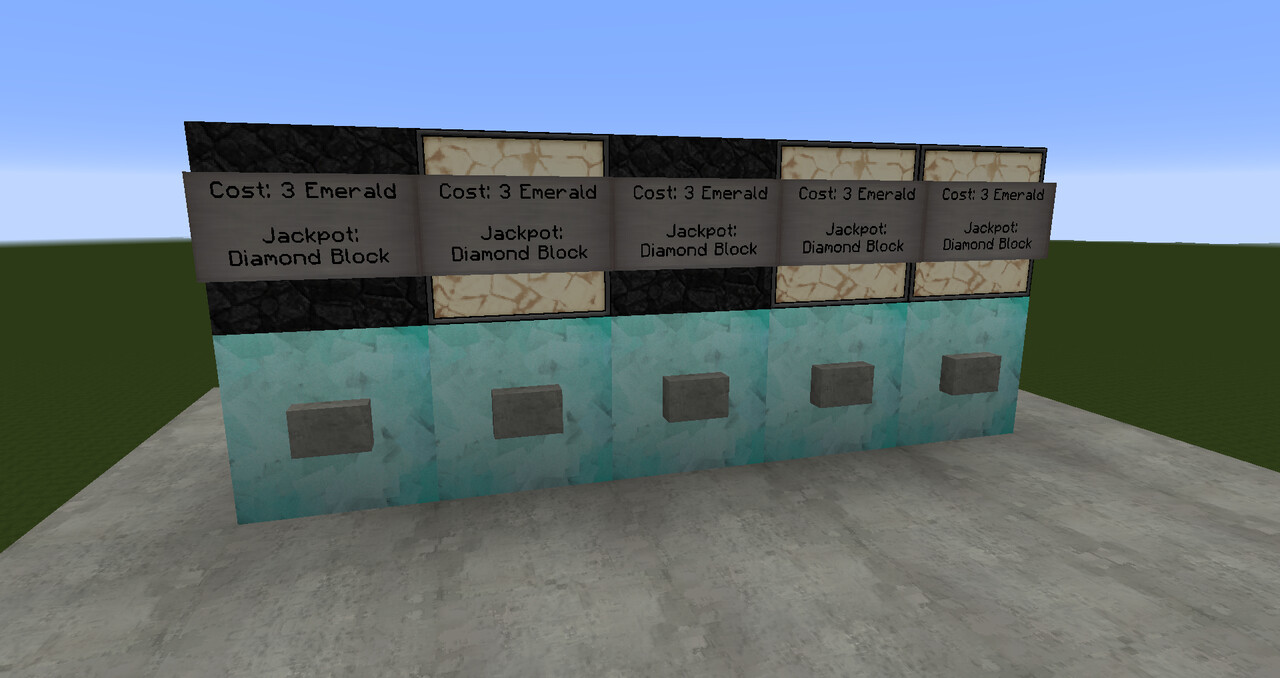 Slot Machine Minecraft Map